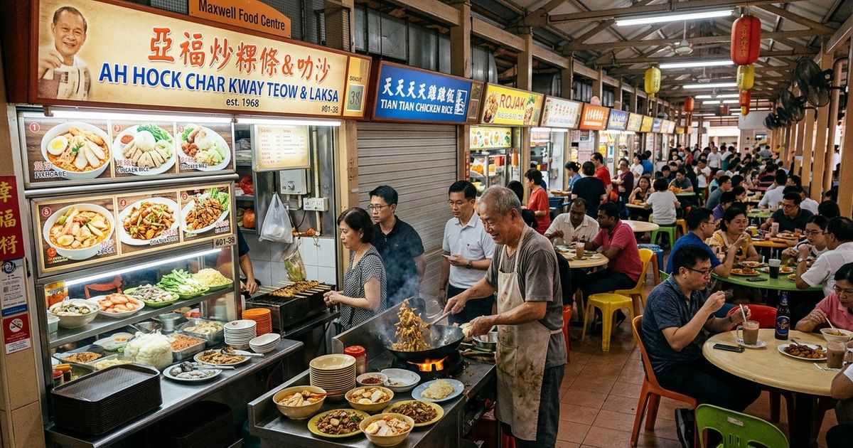 Em Singapura, comer na rua virou patrimônio: os hawker centres que ...
