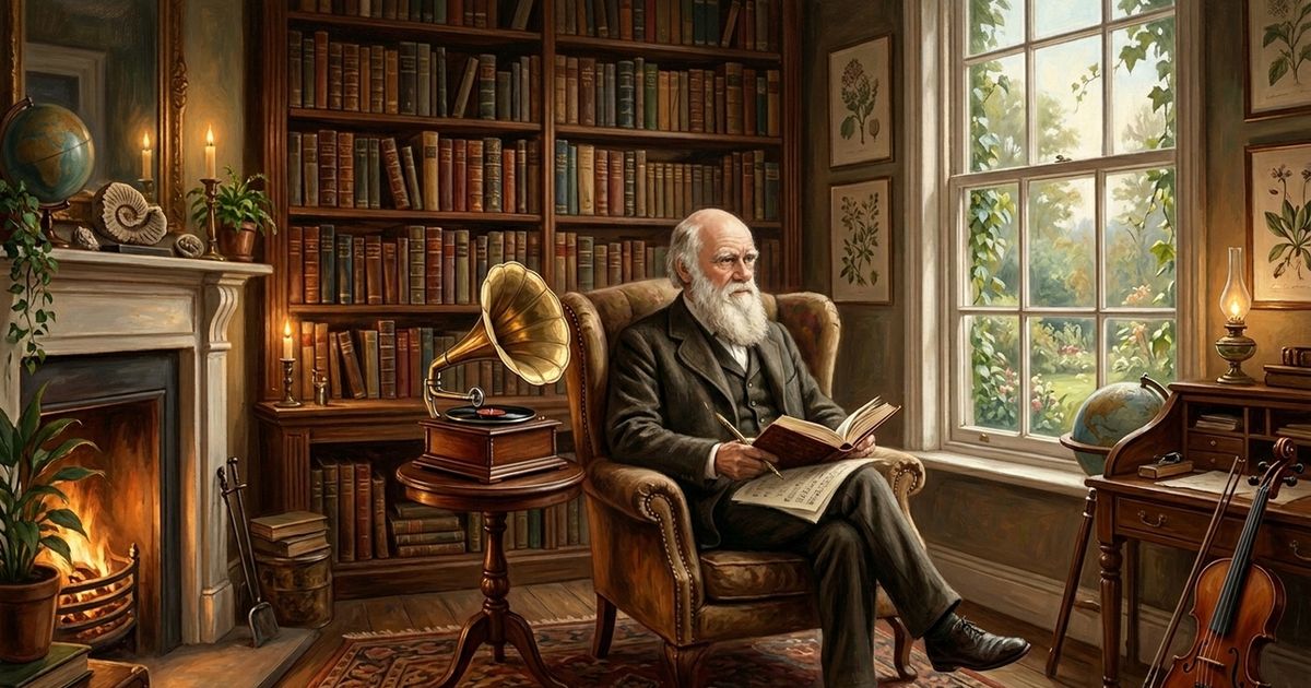 Citação do dia, de Charles Darwin: "Se eu pudesse viver minha vida ...