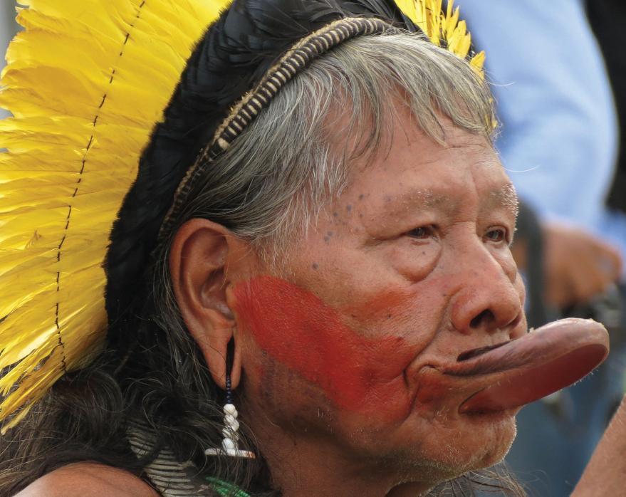 Raoni lidera lista de apostas do Nobel da Paz