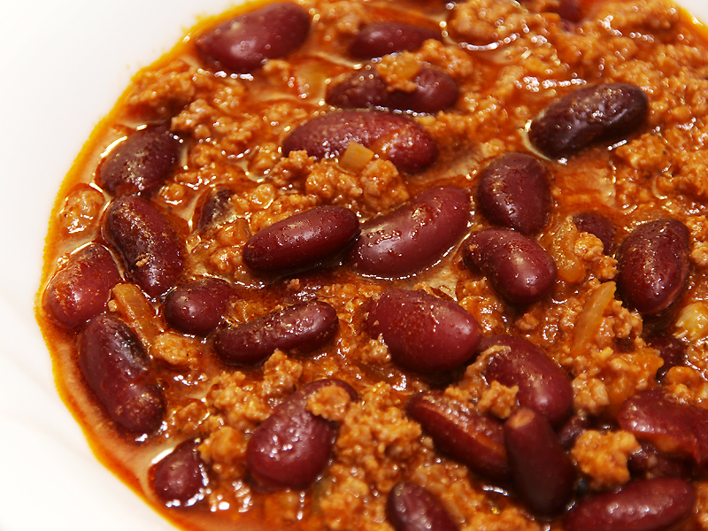 Chili vegetariano? Sim! É uma delícia. E barato!