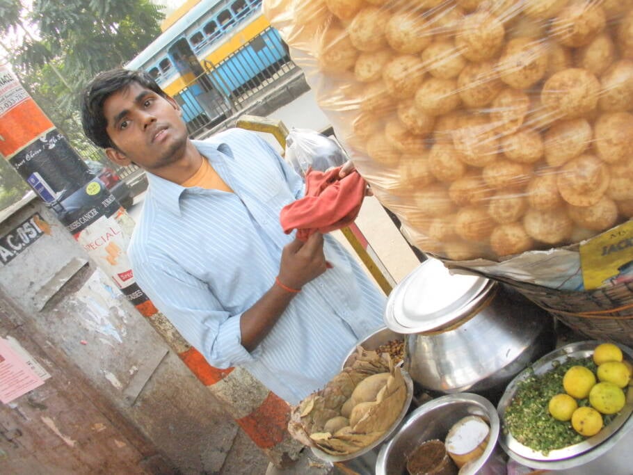 As exóticas comidas de rua da Índia