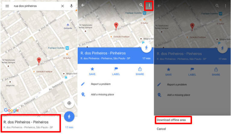 Saiba como usar o Google Maps sem conexão de internet