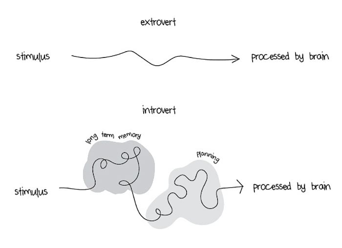 Como funciona a cabeça de uma pessoa introvertida