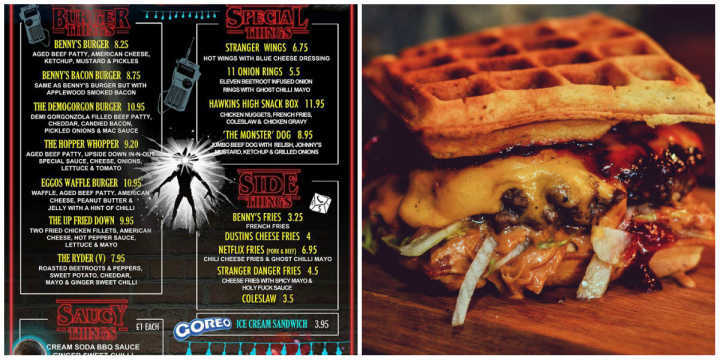 Restaurante oferece cardápio inspirado em Stranger Things