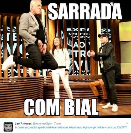 Pedro Bial surpreende ao dar sarrada forte durante programa