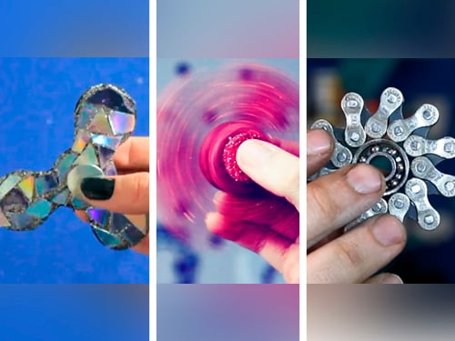 5 formas de fazer um fidget spinner em casa