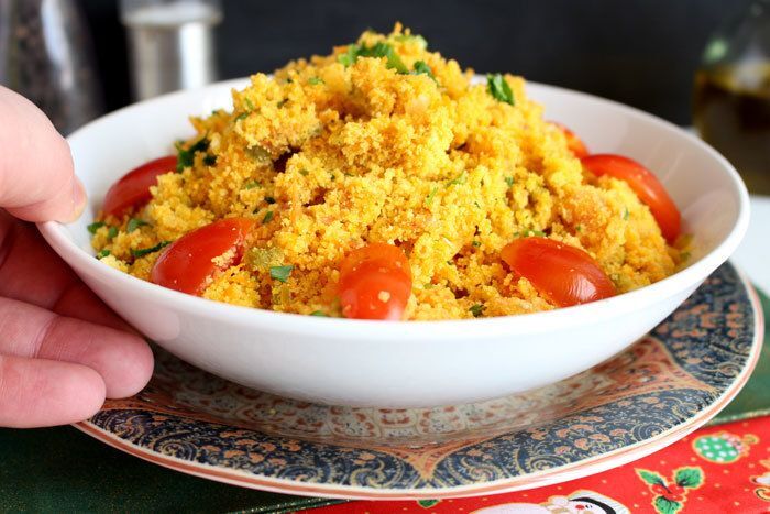 Farofa vegana para experimentar nas festas de fim de ano