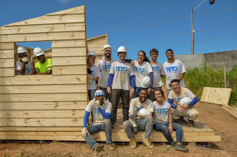 TETO lança campanha de financiamento para construir 150 casas