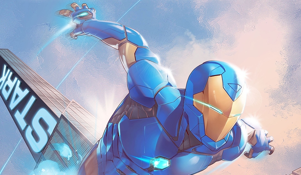 Heróis da Marvel ficam azuis contra o câncer