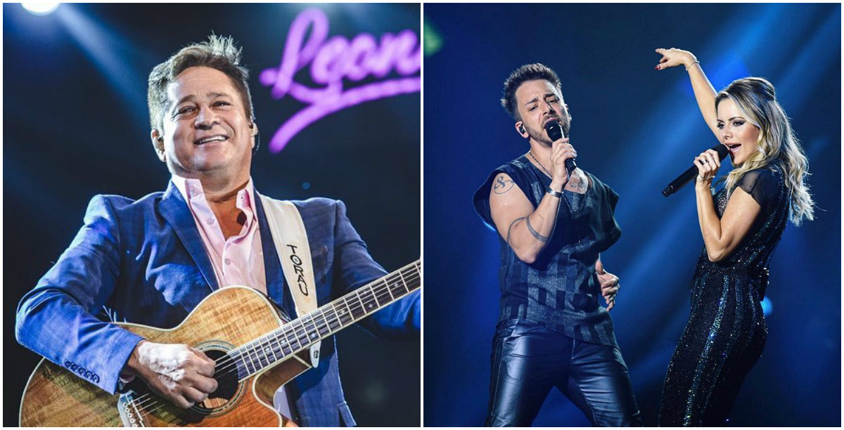 Leonardo critica show de Sandy e Junior no 'Altas Horas'