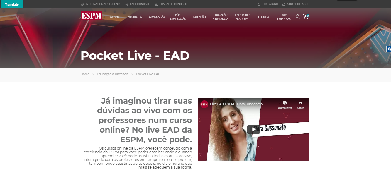ESPM oferece cursos e aulas online gratuitas