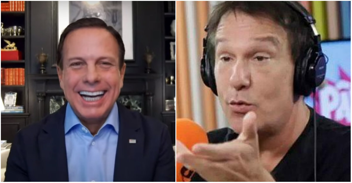 Doria revela ao vivo na Jovem Pan que Emílio Surita está com covid-19