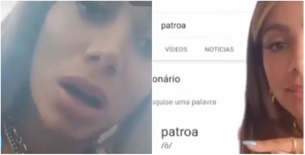 Anitta está revoltada com definição de 'patroa' no Google; e com razão