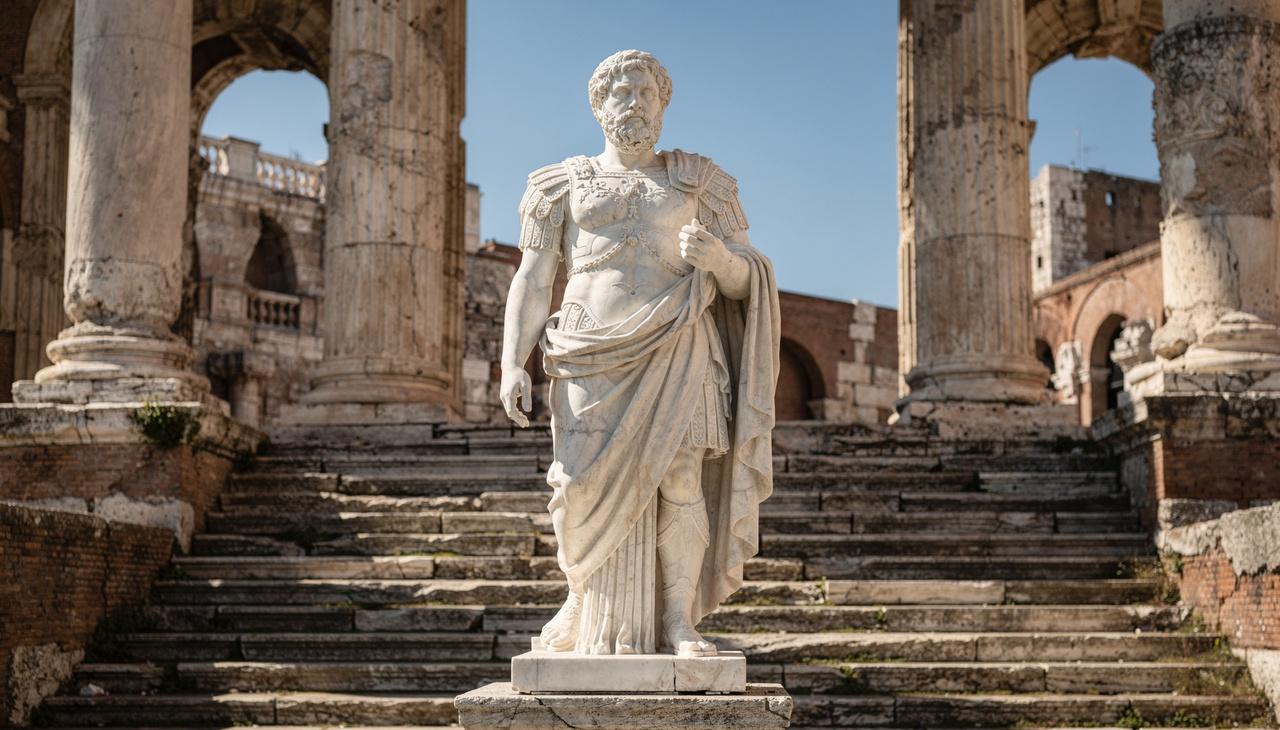 Marco Aurélio o imperador filósofo que "A felicidade da sua vida ...