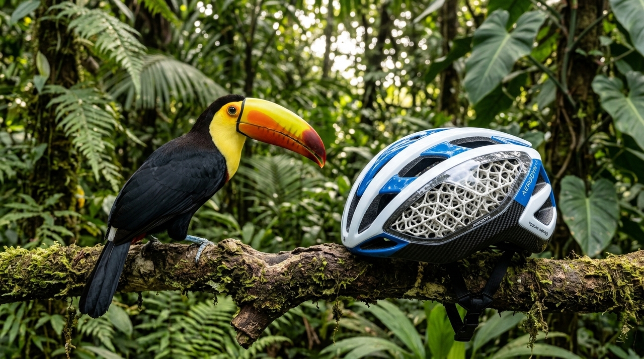 Como o bico do tucano inspira o design de capacetes esportivos e ...